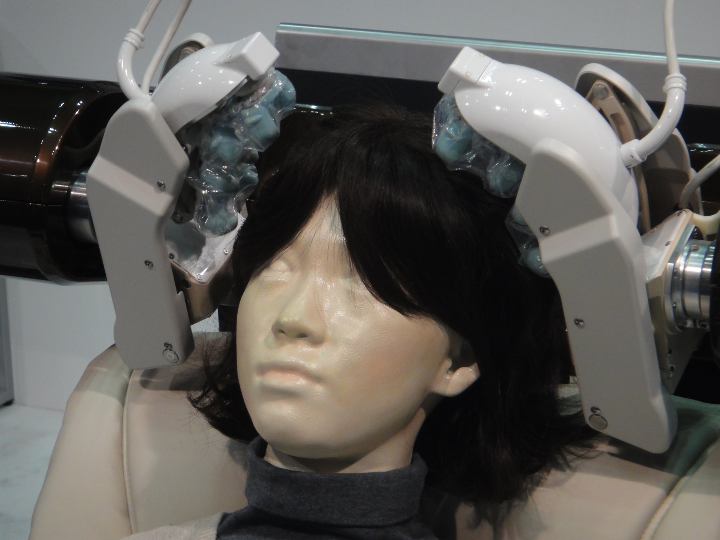 Panasonic’s dry hair spa robot offers a scalp treat