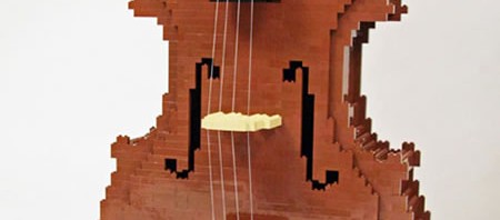 Life sized Cello made from Lego – Newlaunches