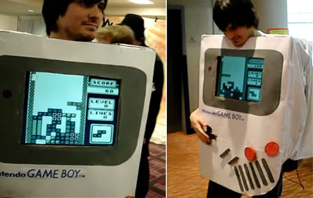 Life sized Nintendo Game Boy Costume: With Tetris game – Newlaunches