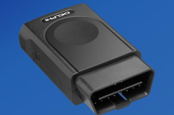 The Vehicle Diagnostics by Delphi system connects your smartphone to ...