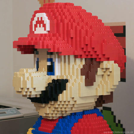 Lego Mario Model Built Using NextEngine 3D Scanner – Newlaunches