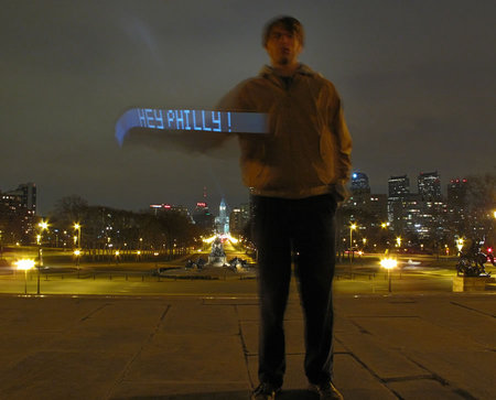 Light writer an iPhone App that lets you write and draw in thin air