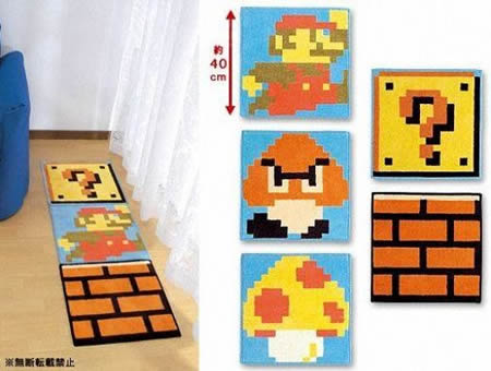 Super Mario Bros Dot Design Mat – Newlaunches