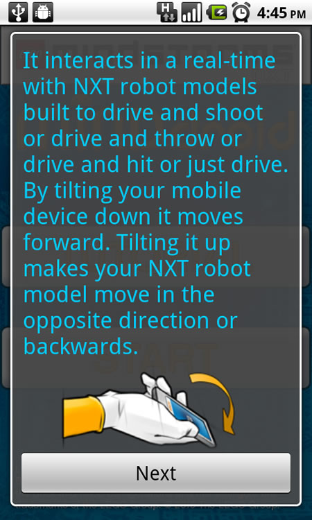 MINDroid Android app controls LEGO Mindstorm NXT bots – Newlaunches