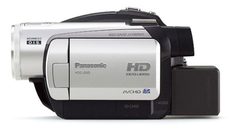 The HDC-SX5 from Panasonic Records Full HD on DVD-R, SDHC – Newlaunches