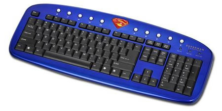 Superman Returns themed keyboard and mouse – Newlaunches