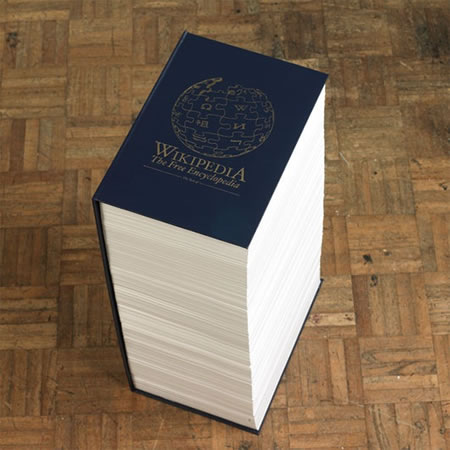 Wikipedia now available as a 5000 page book! – Newlaunches