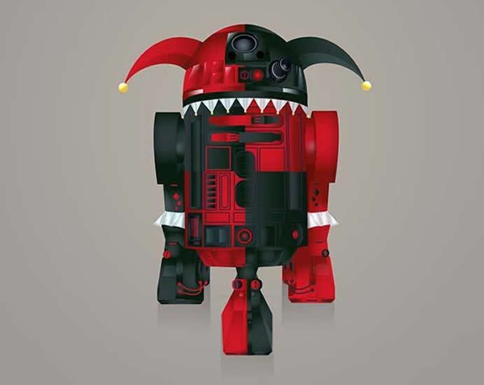 London designer mashes up Star Wars bots and superheroes